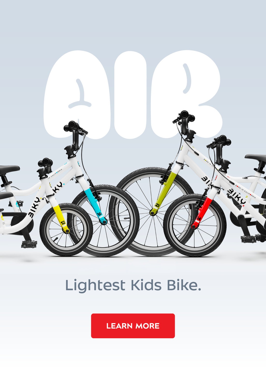 BIKY™ - lightest, easy-to-ride and easy-to-carry kids bikes on market!