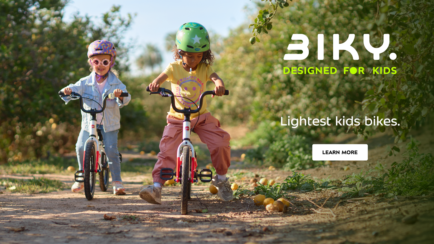 BIKY™ - lightest, easy-to-ride and easy-to-carry kids bikes on market!